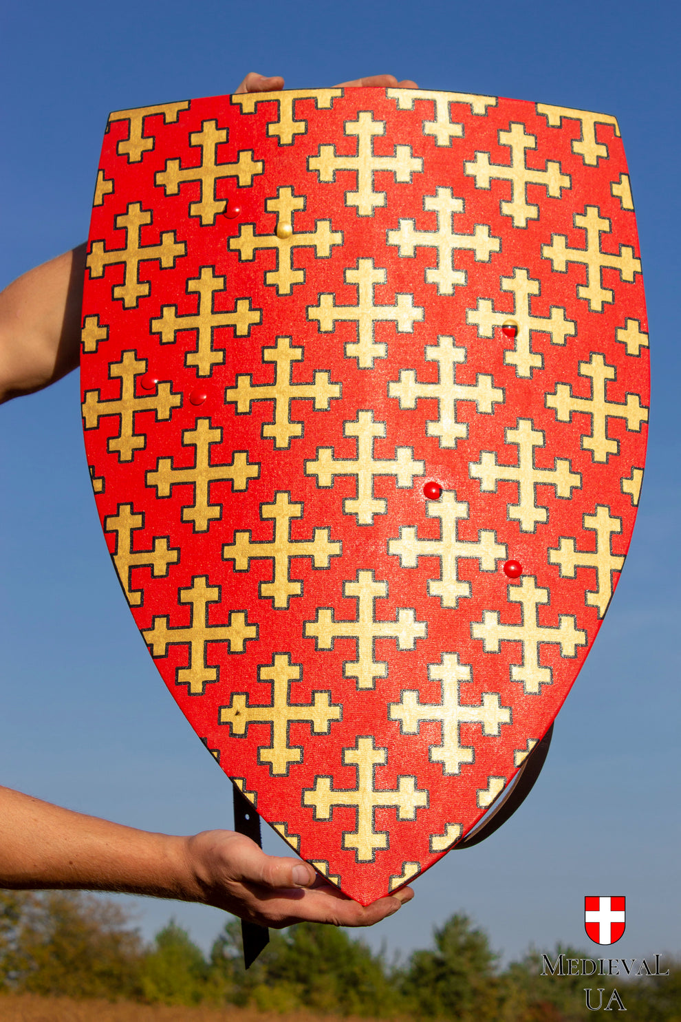 Medieval living history Heater Shield – MedievalUA